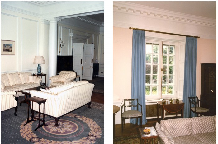 1990s: left: Ballroom; right: Small Drawing Room – Foreign ...